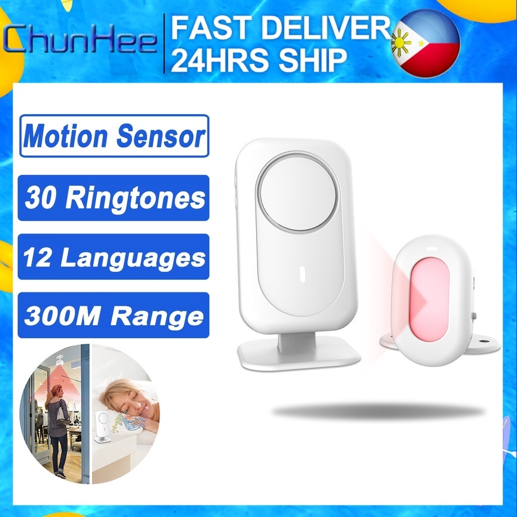 Chunhee Shop Welcome Doorbell Receiver & Motion Sensor Door Bell Chime ...