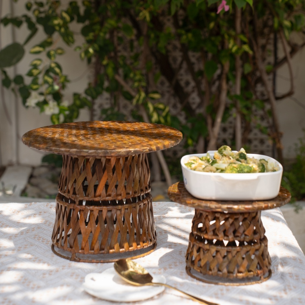 Severine Woven Food Riser - Domesticity | Shopee Philippines