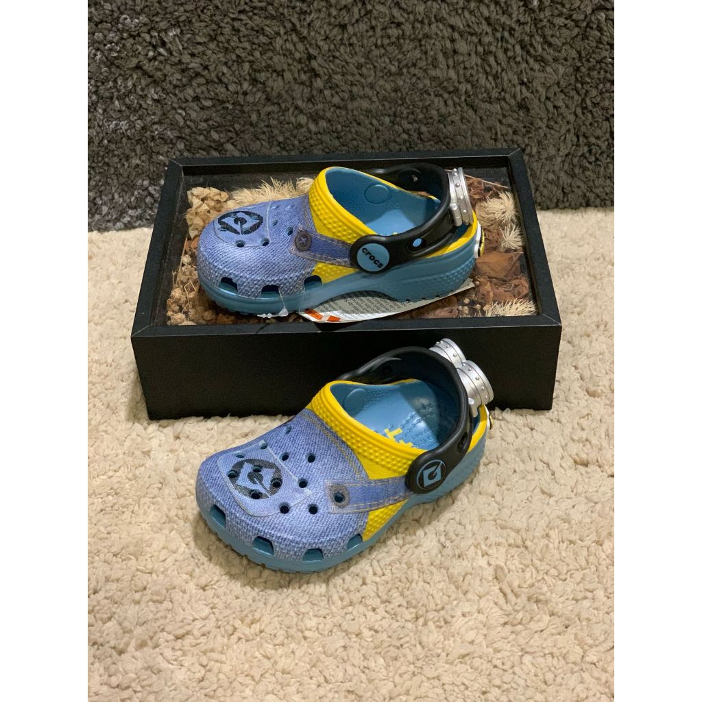 CROCS Toddler Despicable Me Classic Clog C5 | Minion | Shopee Philippines