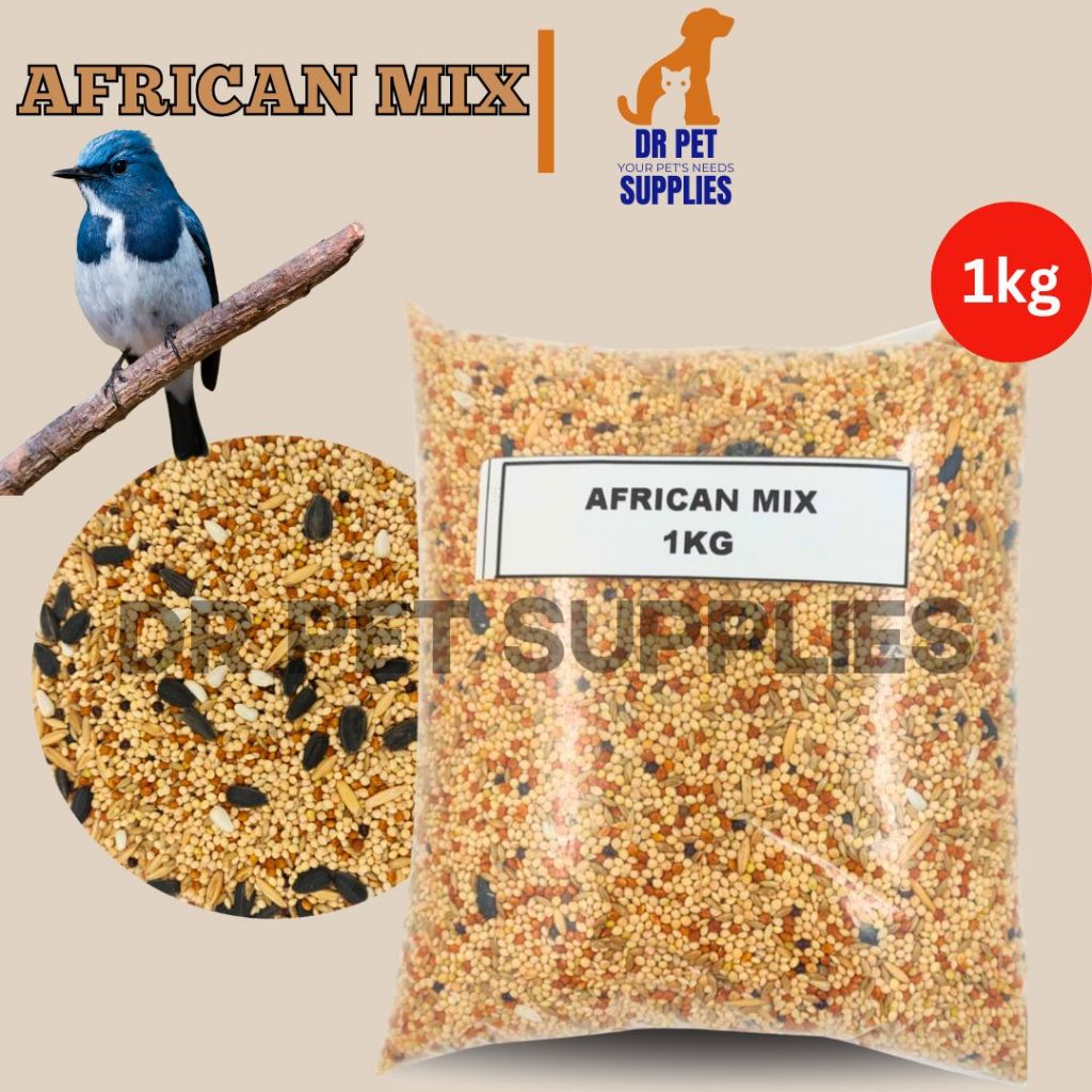 1kg African Mix Bird Food All Stages Pet Food Essential Premium Seed ...