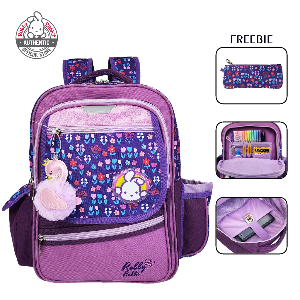 Robby Rabbit Charming Floral Backpack 16-Inch | Shopee Philippines