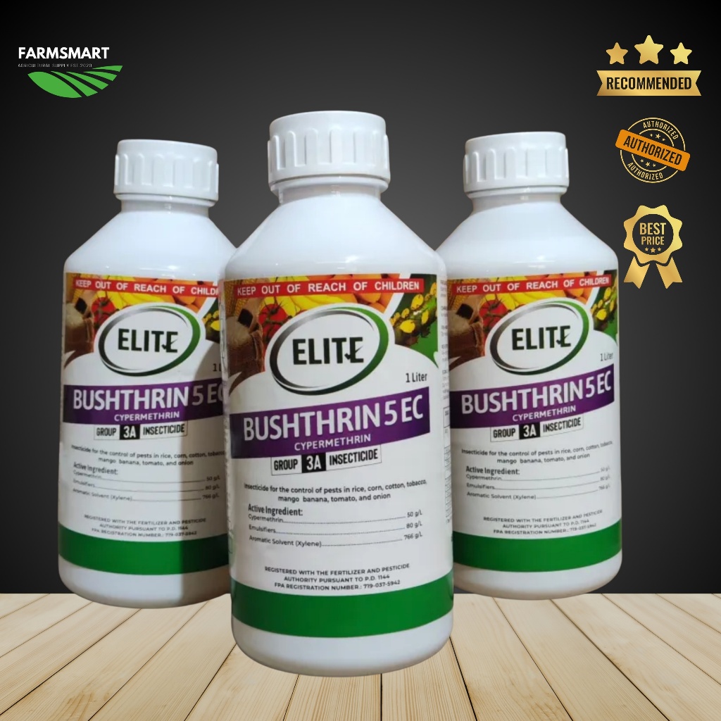 Bushthrin Cypermethrin 5 EC - 1 Liter / Insecticide | Shopee Philippines