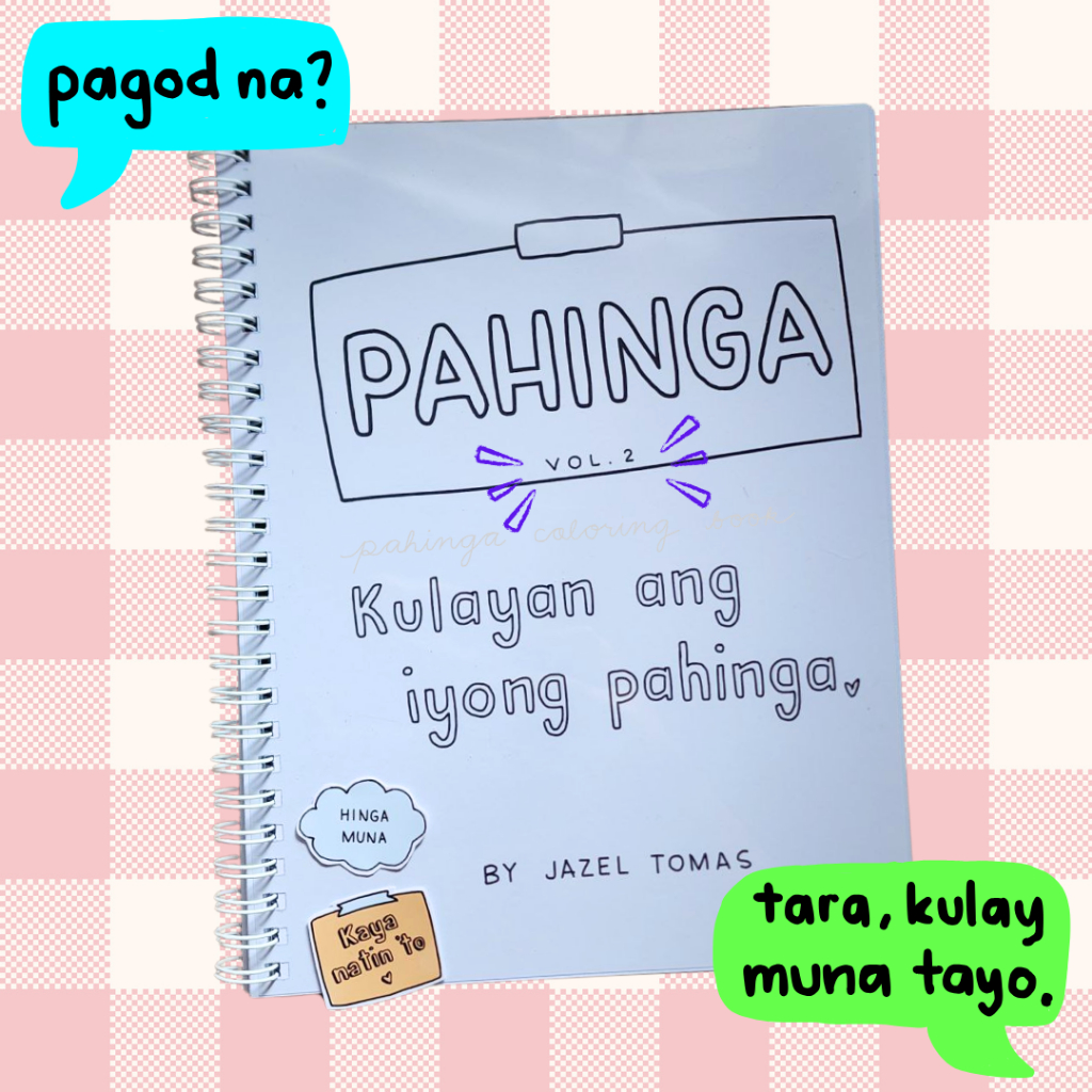 [NEWLY RELEASED] Pahinga Coloring Book Vol. 2 - Simple Cutesy Adult ...