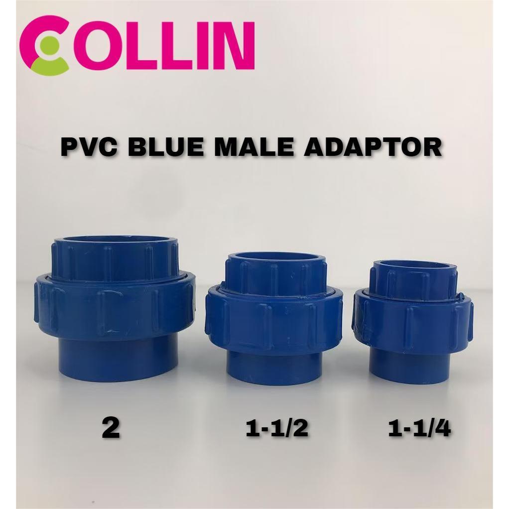 PVC BLUE UNION PATENTE 1-1/4 1-1/2 2 PVC BLUE FITTINGS PIPE PUMP PARTS ...
