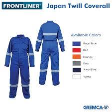 Coverall Japan Twill No Reflector | Shopee Philippines
