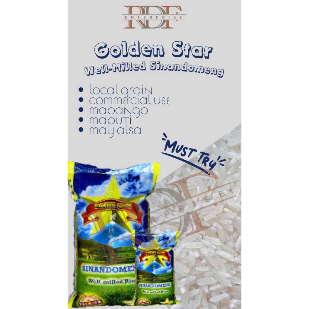 GOLDEN STAR SINANDOMENG (25KG) | Shopee Philippines