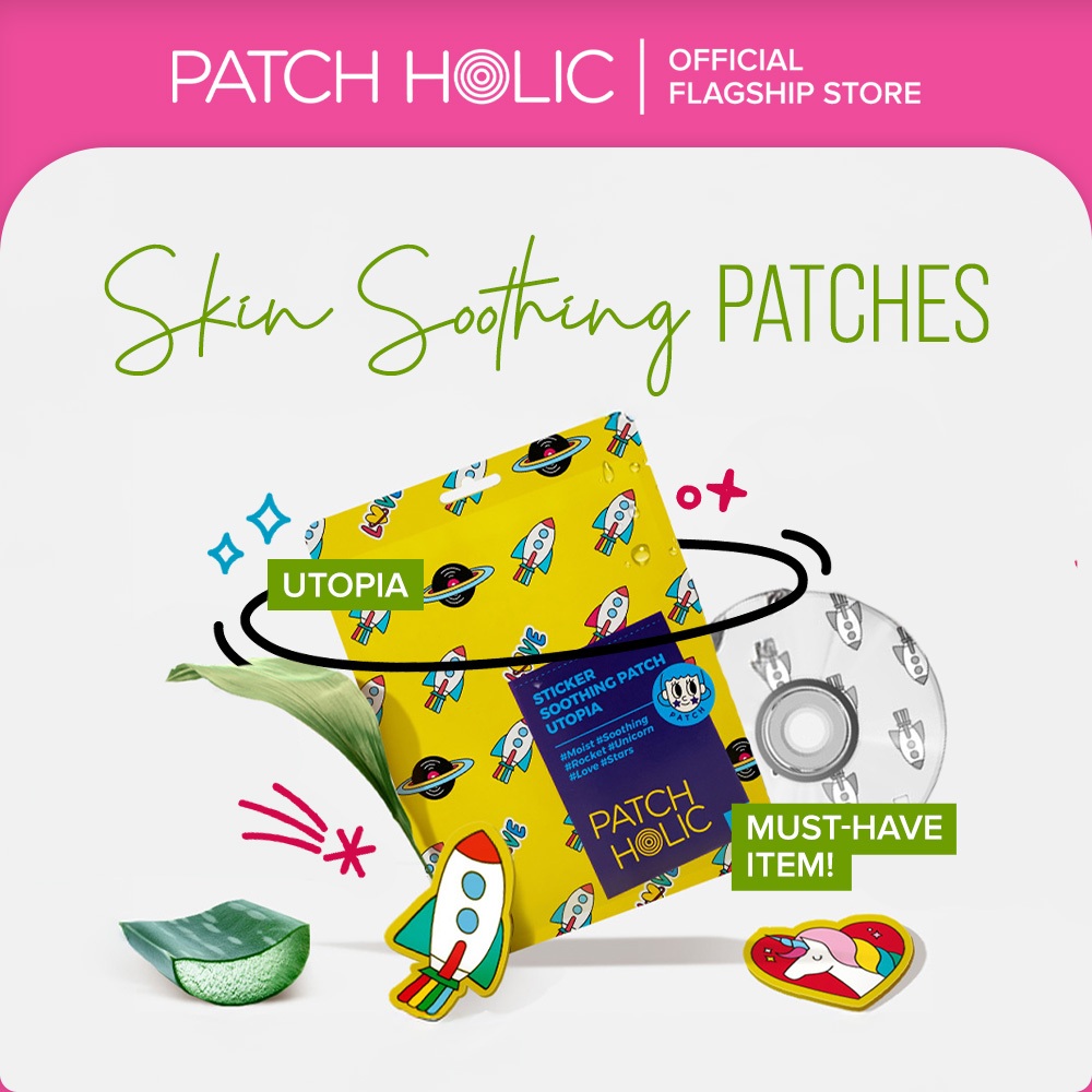 Patch Holic Sticker Soothing Patch Utopia 12G | Shopee Philippines