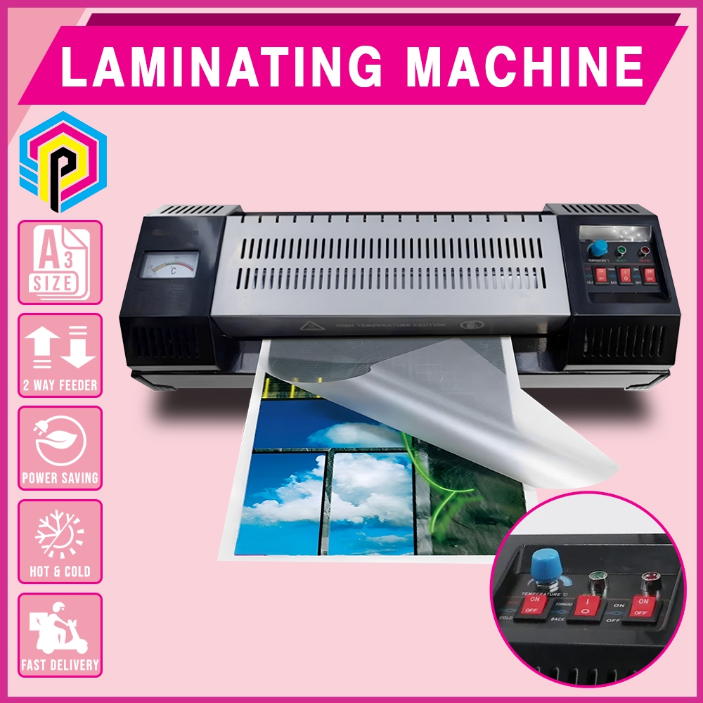 OFFICOM Laminating Machine A3 Size 330HP Heavy Duty Laminator with ...