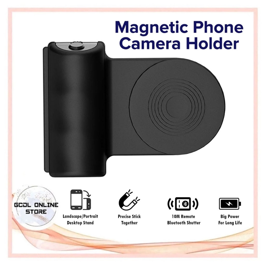 Camera Handle Photo Holder MagGrip Magnetic Selfie Phone Holder for ...