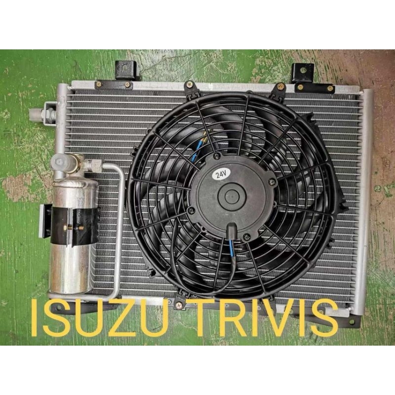 Isuzu Traviz Condenser With Auxfan Motor - Laminated | Shopee Philippines