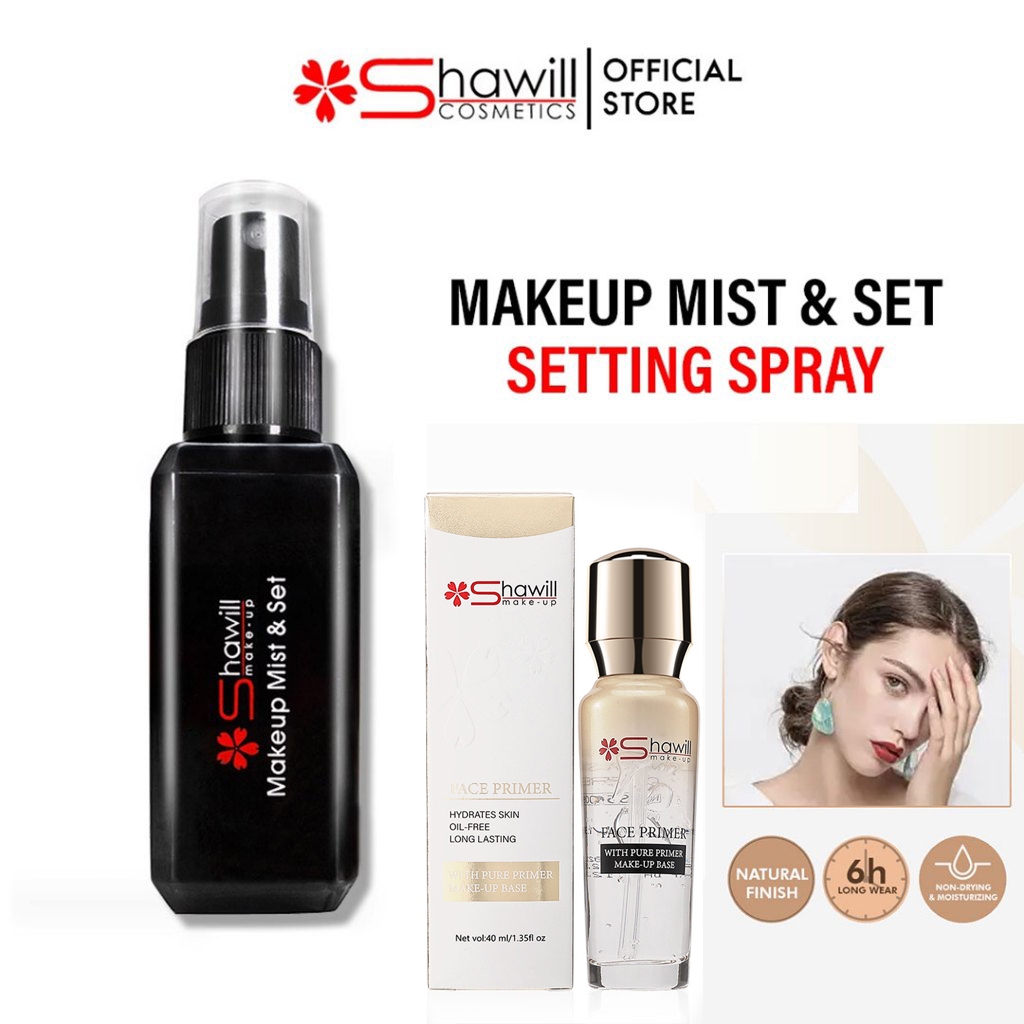 Shawill 6H Long Wearing Primer and Setting Spray Facial Setting Mist ...