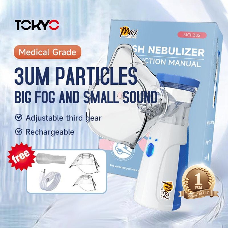 TOKYO Portable Nebulizer Machine for Asthma Ultrasonic Nebulizer Mesh ...