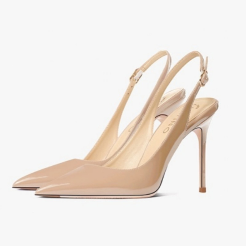 Heels Sexy Pointed Toe Stiletto 2.7inch Leather Fashion Sandal for ...