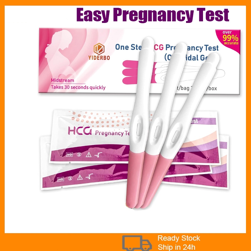 10Pcs Easy Pregnancy Test One Step Pregnancy Test Kit 99.99% Accuracy ...