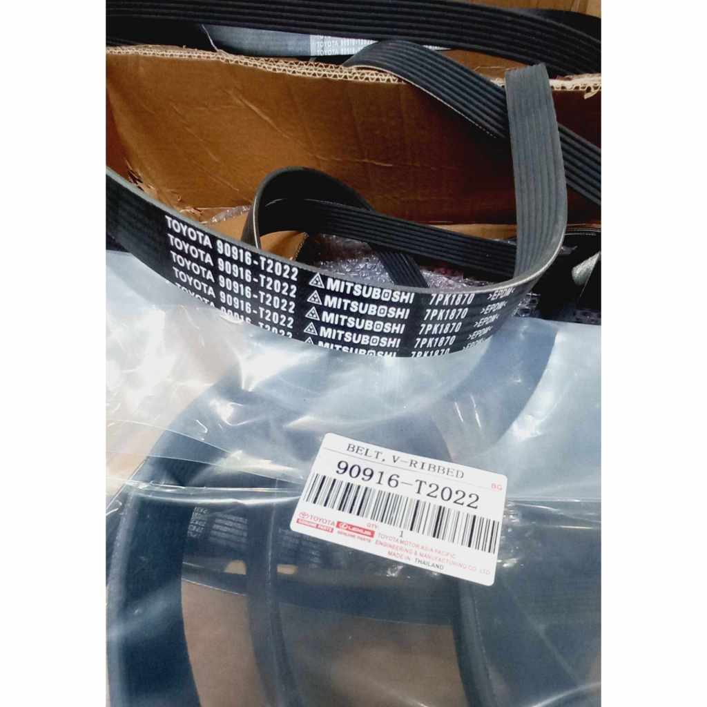 FAN BELT (90916-T2022) FOR TOYOTA COROLLA/TOYOTA HIACE/ TOYOTA FORTUNER ...