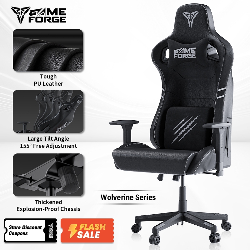 Free shipping！GAMEFORGE Gaming Chair Wolverine Series Ergonomic chair ...