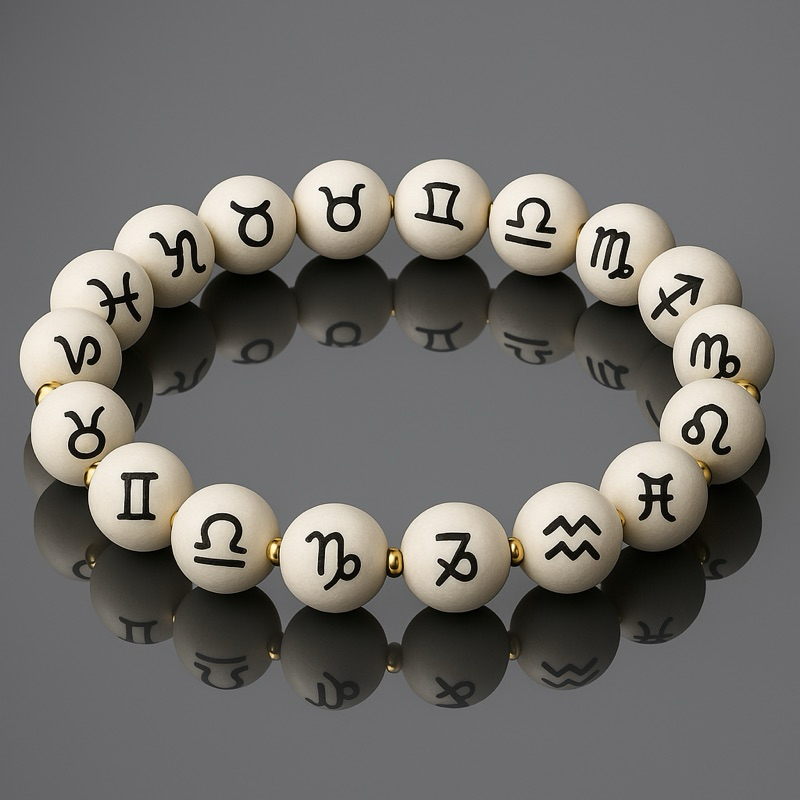 12 Zodiac Signs Bracelets (8mm natural stones/17cm) | Shopee Philippines