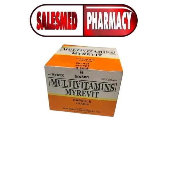 Myrevit Multivitamins 100's Capsule | Shopee Philippines