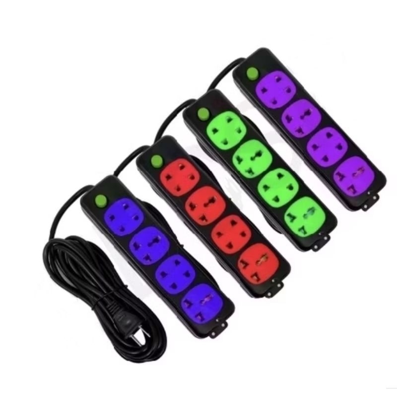 Luckylight Socket Outlets and Extension Cords Charging 4m Cable Power ...