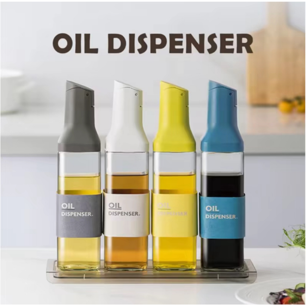 4pcs Condiments Bottle Glass Oil Bottle ContainerSoy Sauce Bottle Oil ...