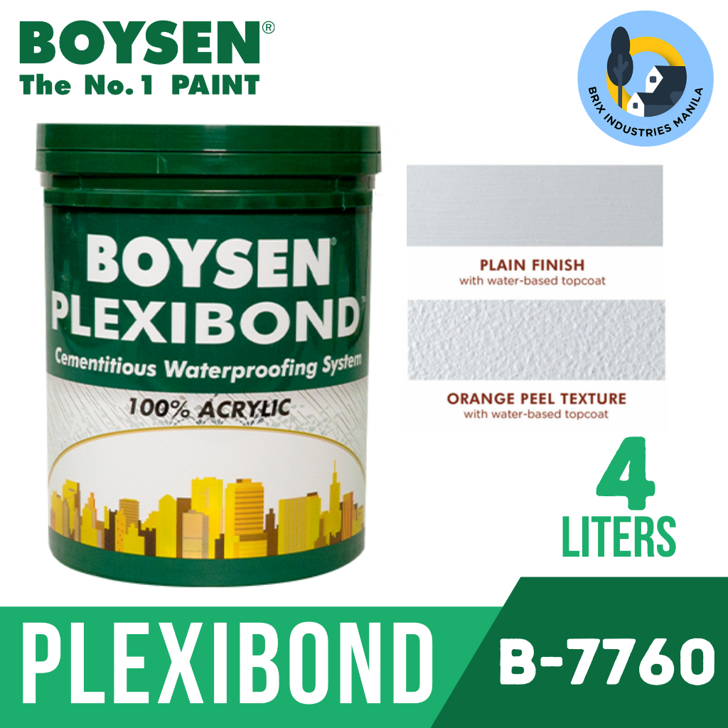 Boysen Plexibond Cementitious Waterproofing System 4 Liters (Gallon) B ...