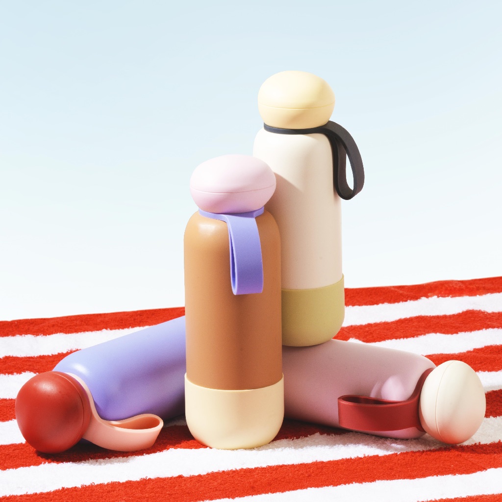 Sunnies Flask 25oz Pebble Flask in Honeydew (Summer Ready-Made ...