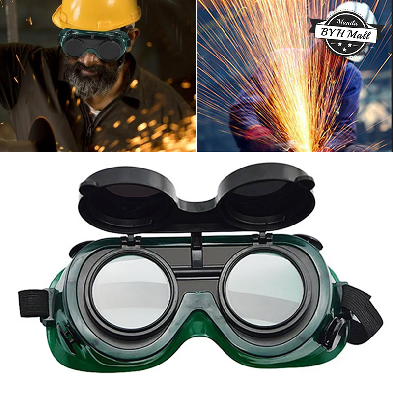 Flip-Up Welding Safety Goggles For Arc TIG Welder Work Adjustable ...