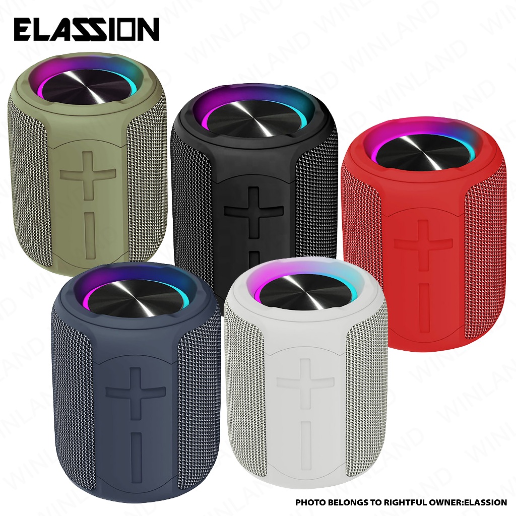 Elassion by Winland 45mm 4Ω/6W * 2 Portable Speaker with Bluetooth, AUX ...