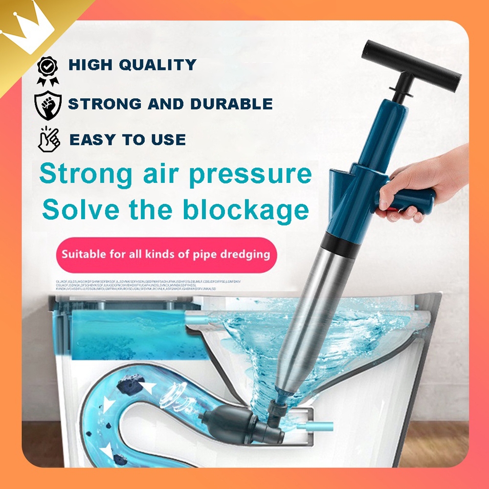 Toilet dredging artifact Toilet Cleaner Drain Declogger Air Plunger ...