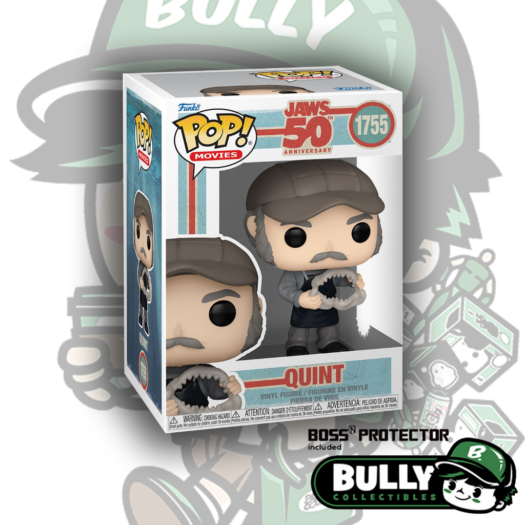 Funko POP! Movies: Jaws 50th Anniversary - Quint 1755 With Boss ...
