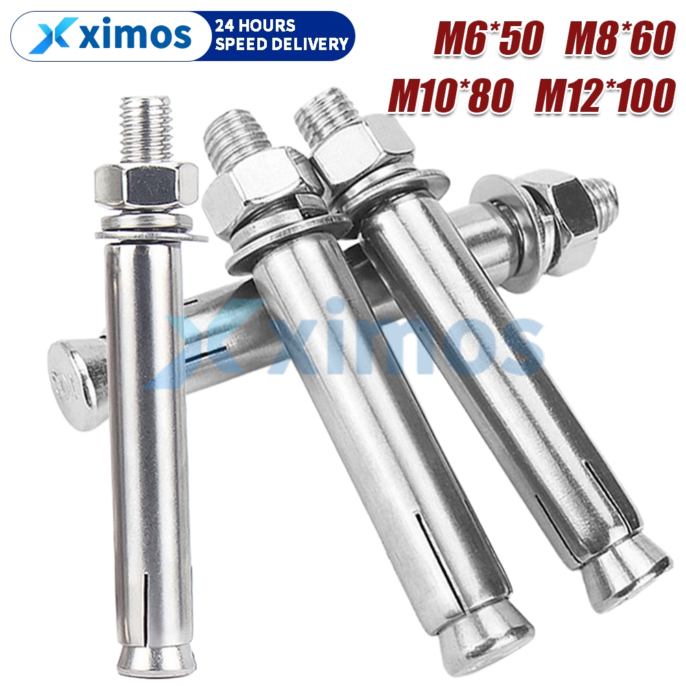 1PC 304 Stainless Dyna Bolt Sleeve AnchorExpansion Concrete Anchor Bolt ...