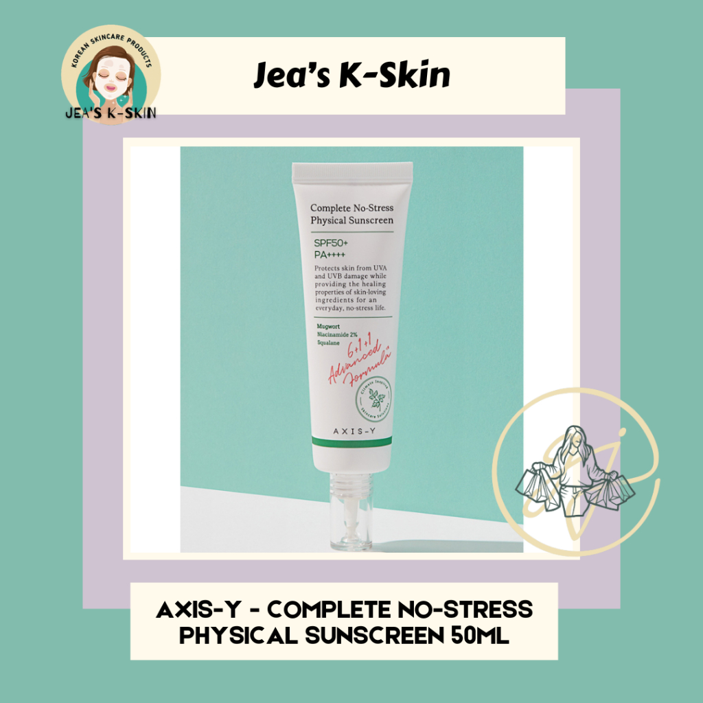 AXIS Y - Complete No-Stress Physical Sunscreen 50mL VER 3 | Shopee ...