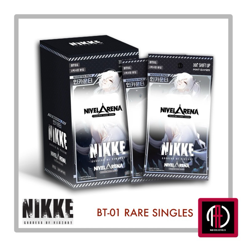 Nivel Arena TCG - Goddess of Victory NIKKE BT-01 Encounter Rare Cards ...