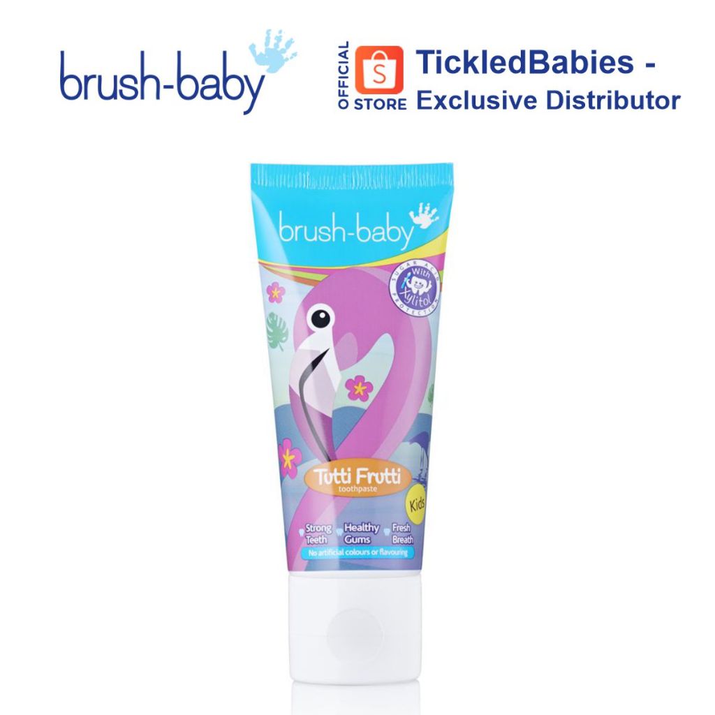 brush-baby Tutti Fruiti 12ml, 0-3yrs ( Baby & Toddler Toothpaste with ...