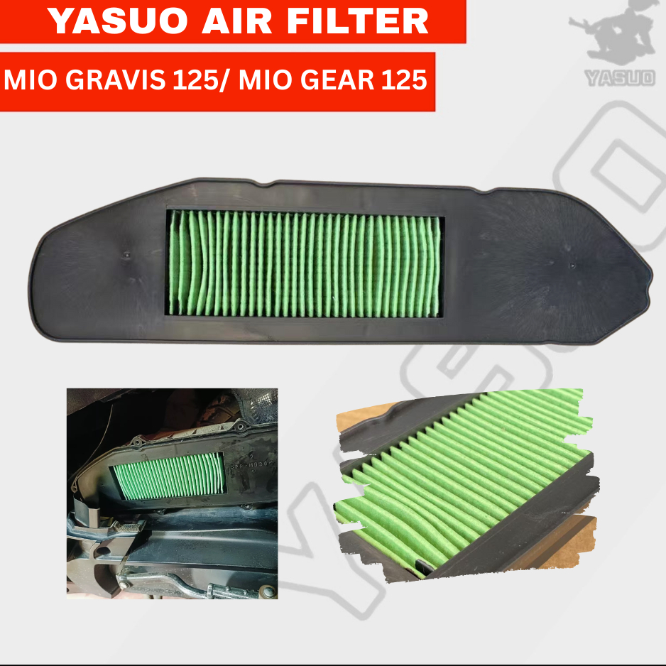 YASUO YAMAHA MIO GEAR GRAVIS 125 Filter High Flow Ordinary Filter ...