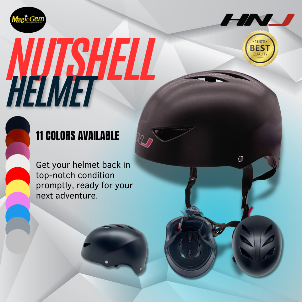HNJ MOB 3 Nutshell Type E-bike and Bike Helmet Motor Helmet for ...