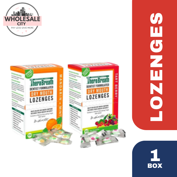 TheraBreath Dry Mouth Lozenges Fresh Breath Instantly 1 Box | Shopee ...