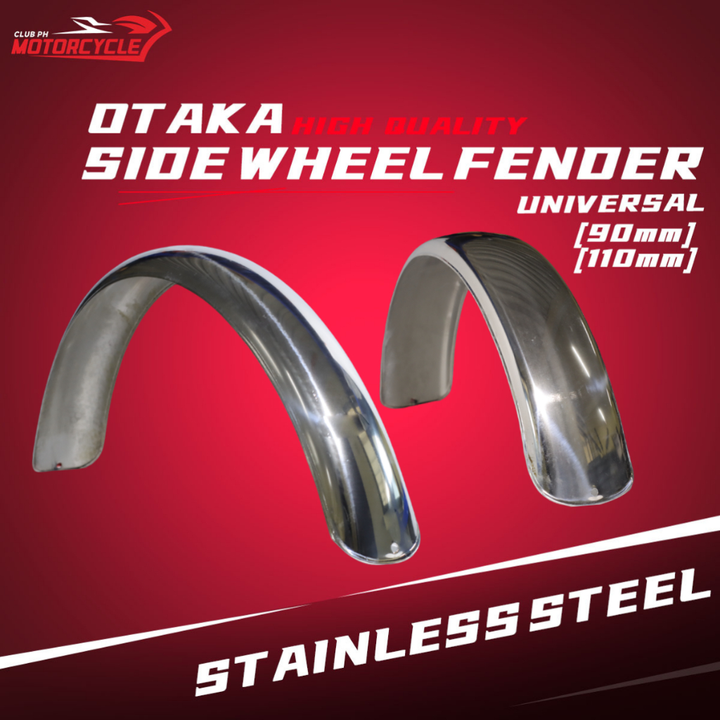 Motorcycle Side Wheel Fender 90mm/110mm Universal Side Wheel Tapalodo ...