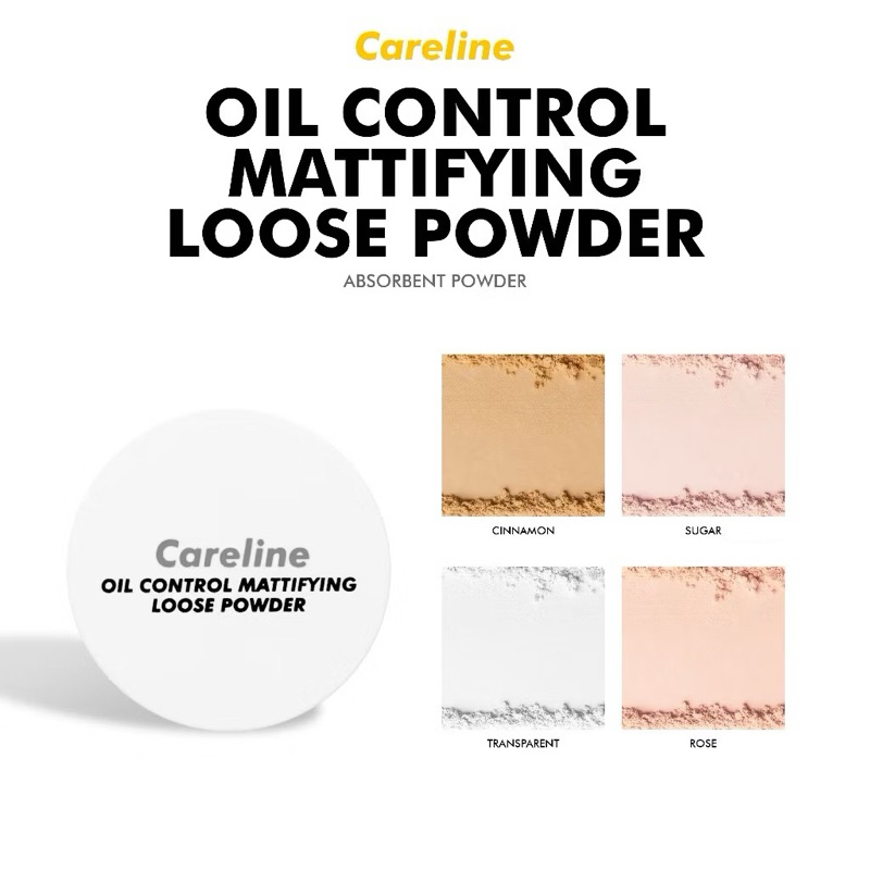 CARELINE OIL CONTROL MATTIFYING LOOSE POWDER | Shopee Philippines