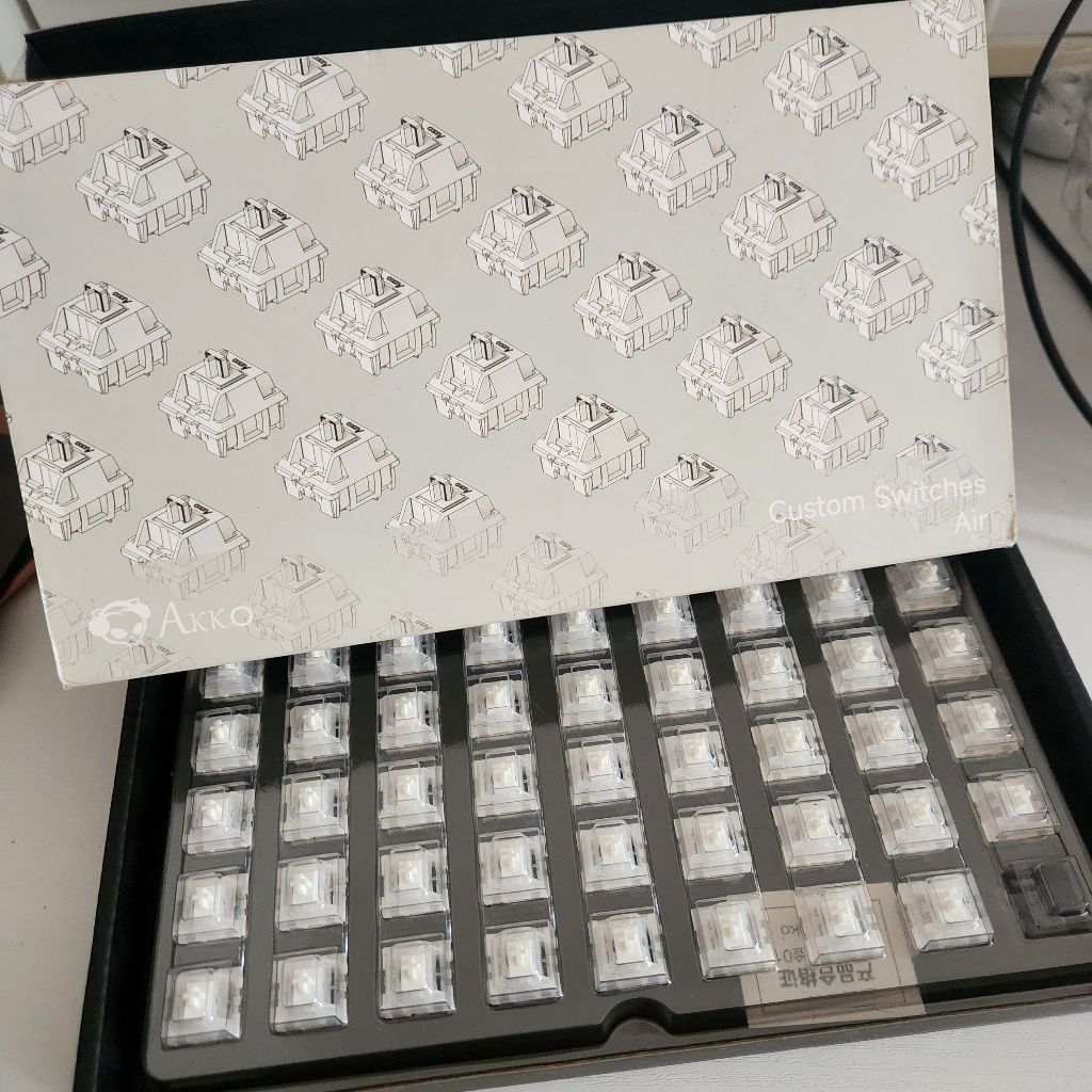 AKKO Switches - Custom Switches Air (1pack = 44 pieces) | Shopee ...