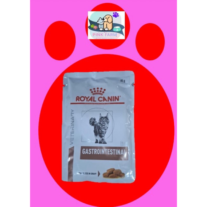 ROYAL CANIN GASTROINTESTINAL CAT POUCH WET FOOD 85 GRAMS | Shopee ...