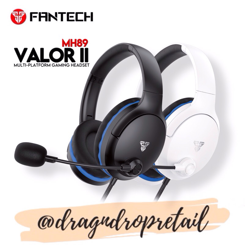 FANTECH VALOR II Multi-Platform Gaming Headset, Wired 3.5mm Jack, Noise ...