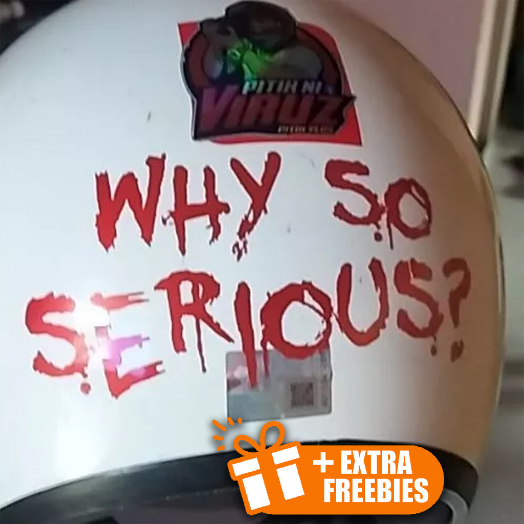 Clown Joker Why So Serious Sticker for Motor Motorcycle Stickers ...