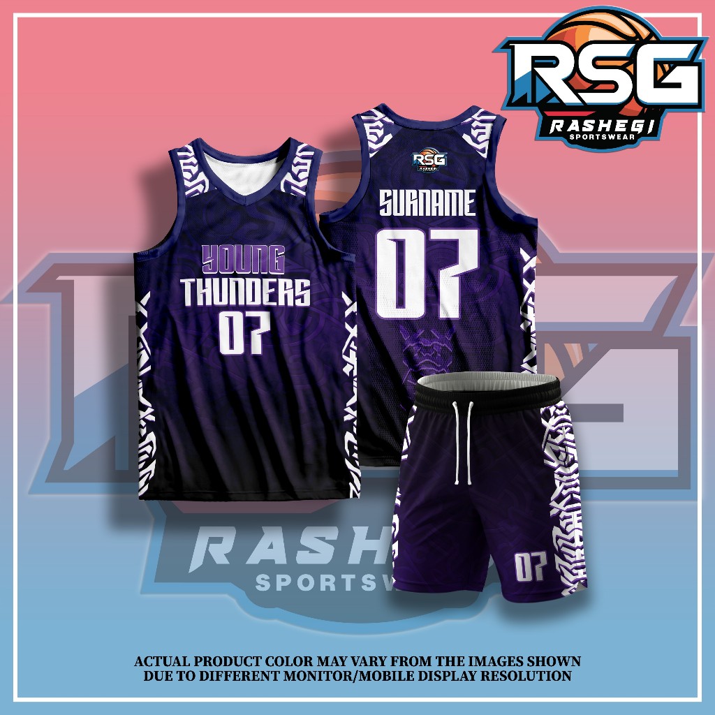 2025 RSG Customized Jersey Full Sublimation Young Thunders | Shopee ...