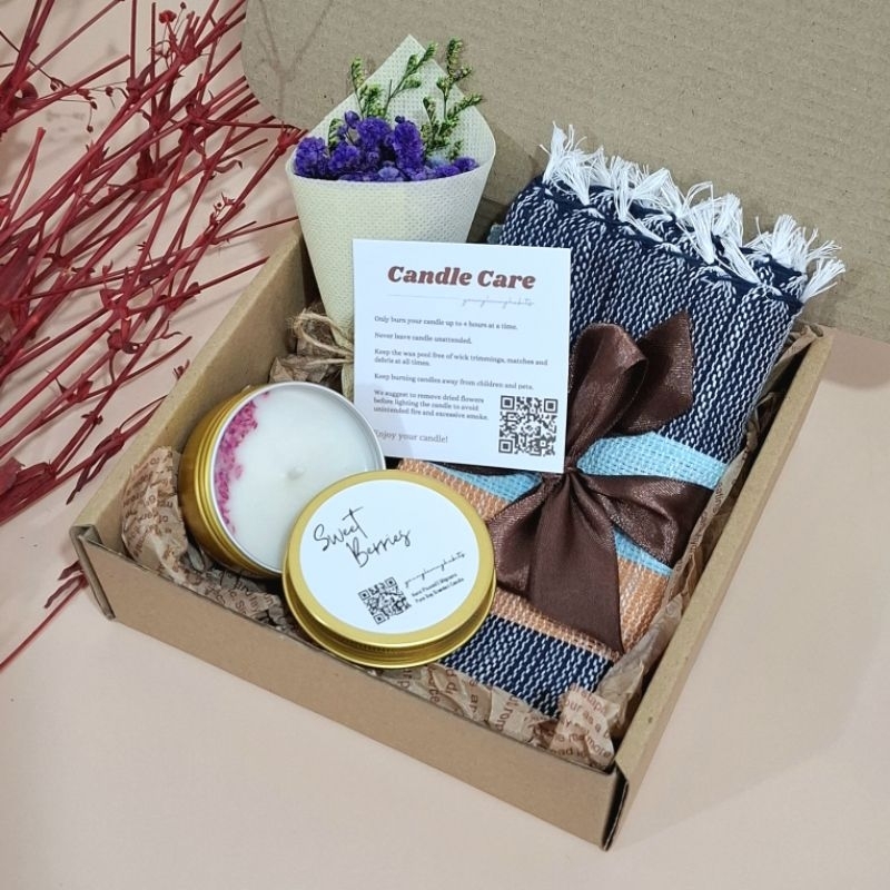 Hand Woven Hand Towel Gift Set | Gift Package | With Gift box and ...