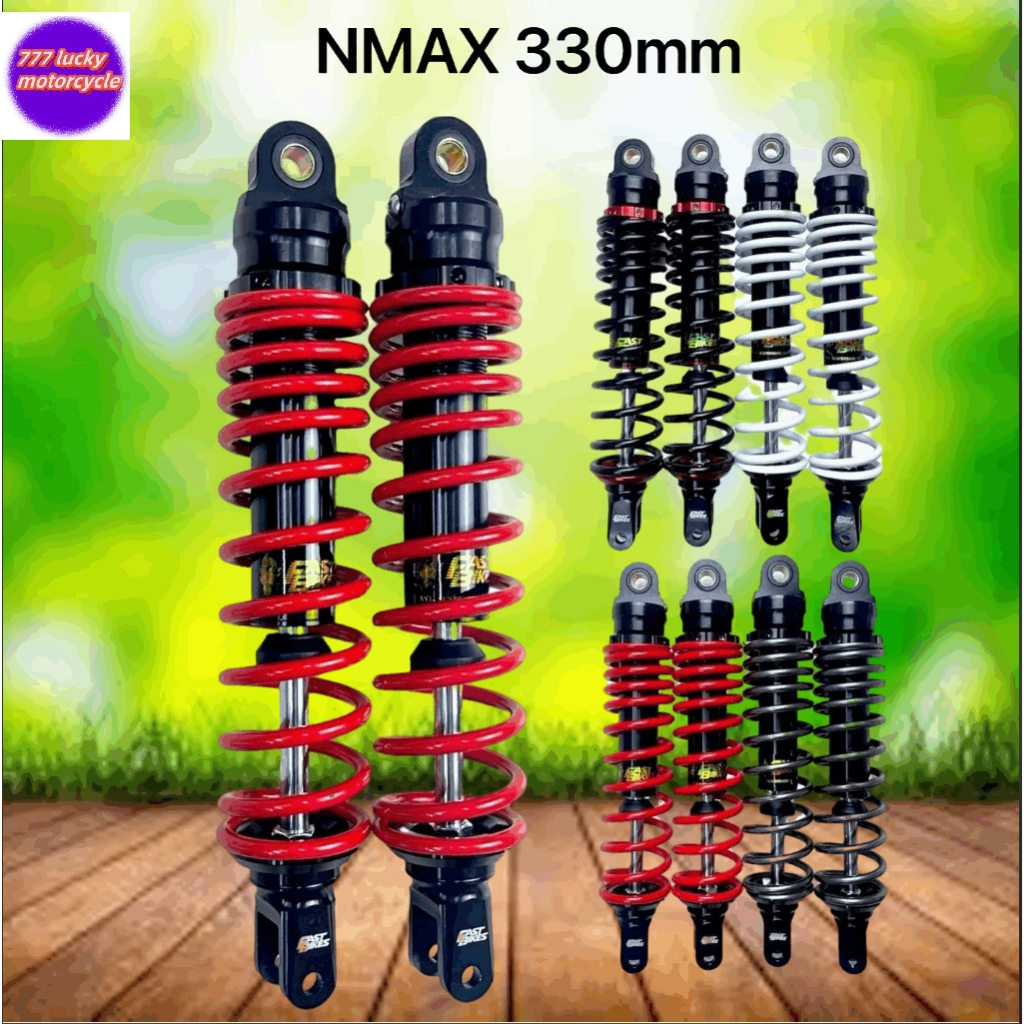 FASTBIKES REAR SHOCK 270MM 305MM 330MM 365MM NOUVO/AEROX/NMAX/PCX ...