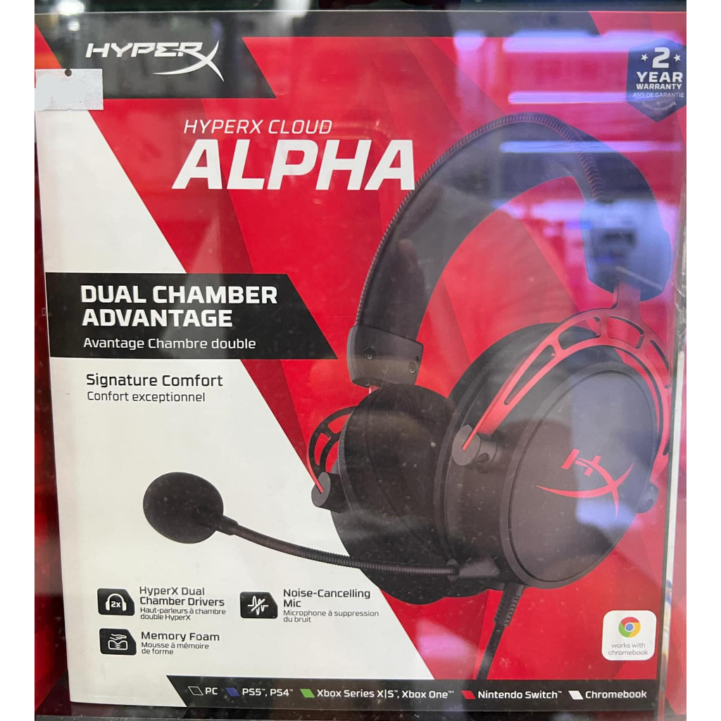 HyperX Cloud Alpha - Gaming Headset, Dual Chamber Drivers | Shopee Philippines
