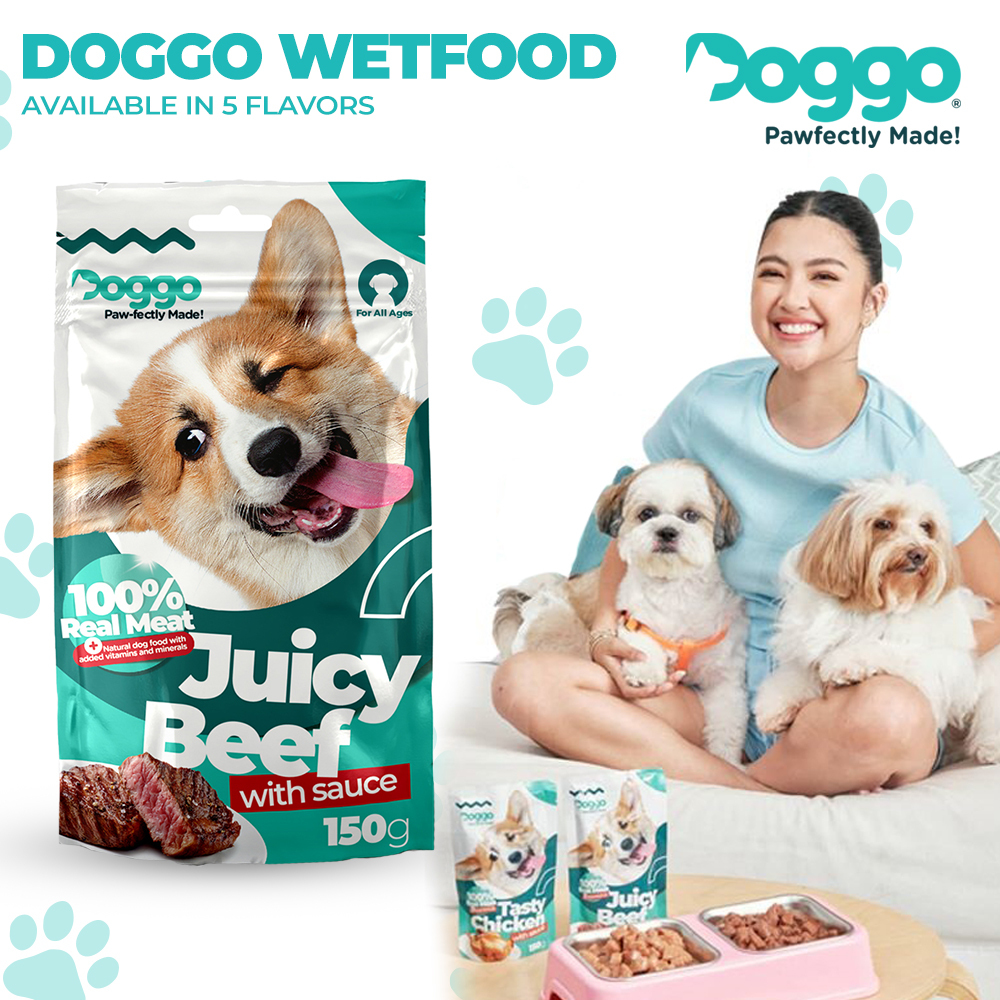 Bunch of Doggo Juicy Beef Wet Food (150g) | Shopee Philippines