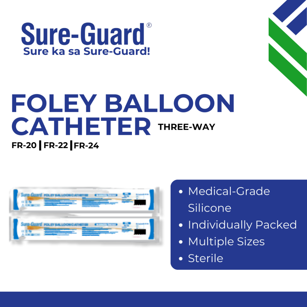 Sure-Guard Foley Balloon Catheter Three-Way (per piece) | Shopee ...