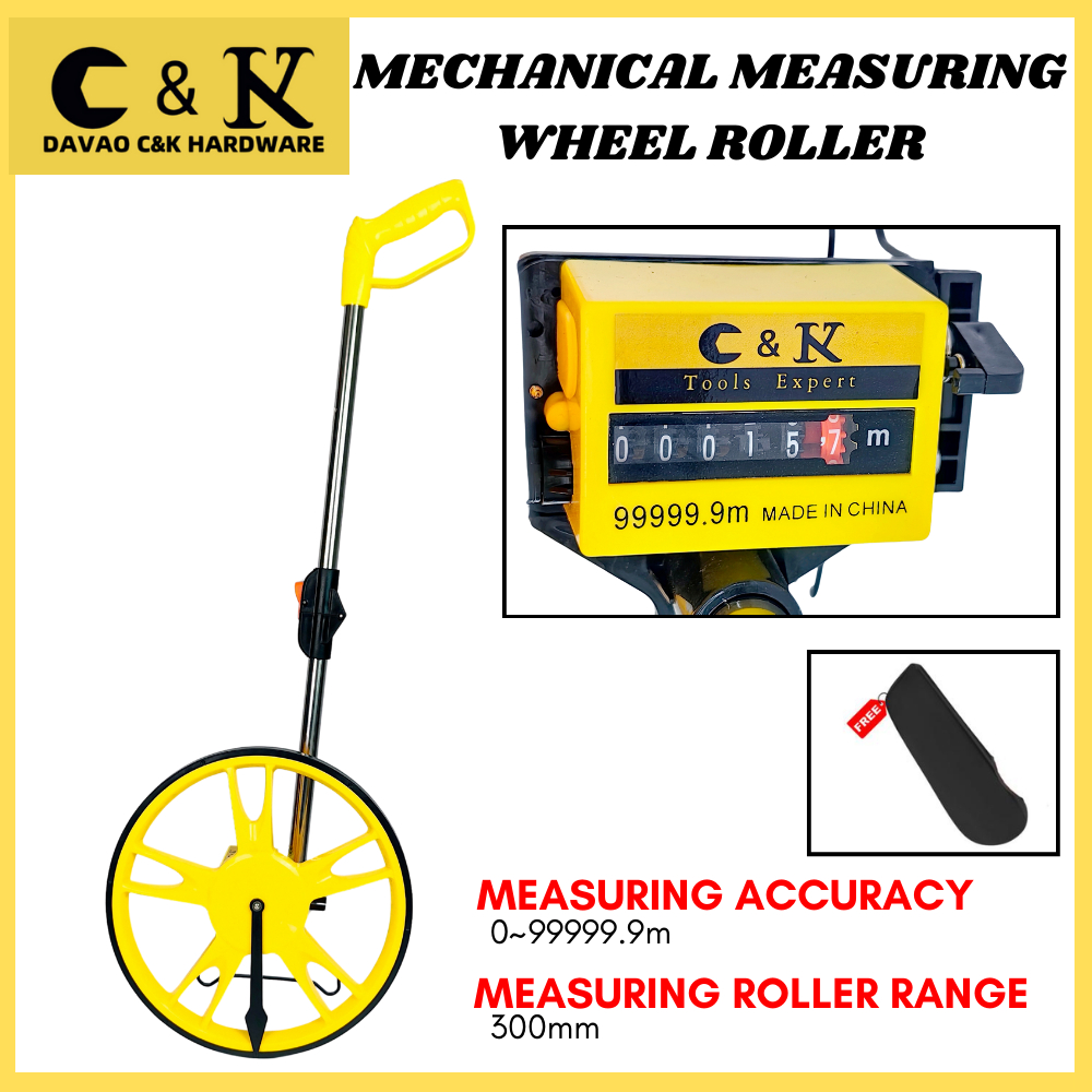 [CK07-10]Heavy-Duty Foldable Mechanical Measuring Wheel with Ergonomic ...